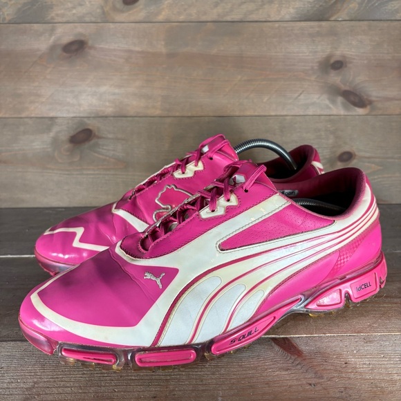 Puma | Shoes | Puma Amp Cell Fusion Mens Size 1 Golf Shoes Pink Rickie ...